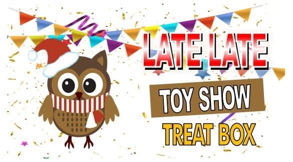 10 Owl Bunting Late Late Toy Show Treat Box Stickers