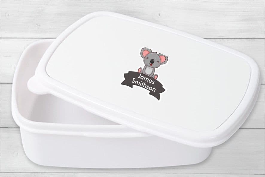 6 x Waterproof Koala Bear Themed Labels