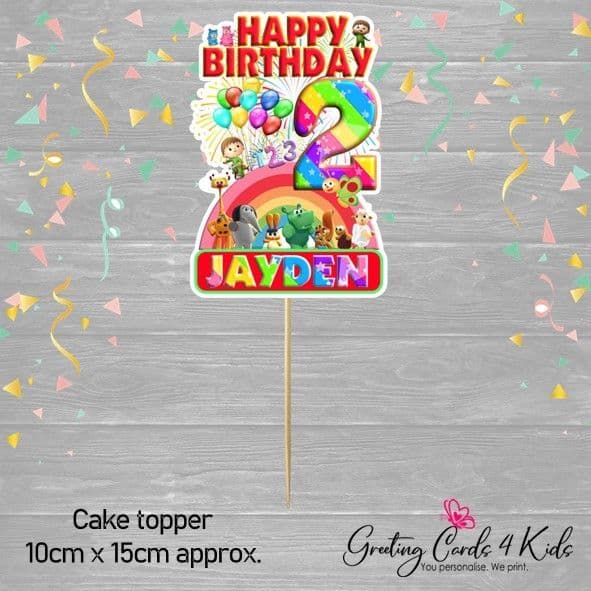 Baby TV Cake Topper