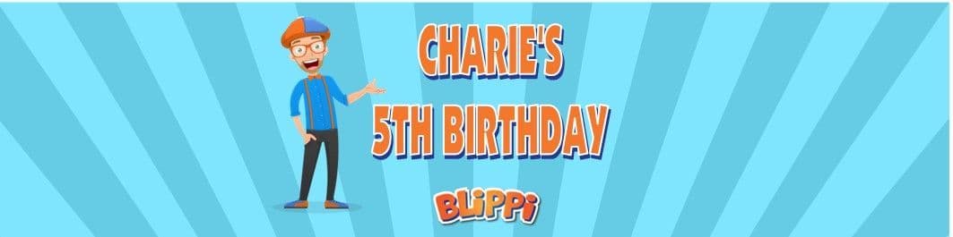 Blippi Bottle Label Wrapper