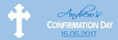 Blue Confirmation Bar Wrapper Design 1