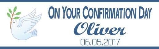 Blue Confirmation Bar Wrapper Design 4