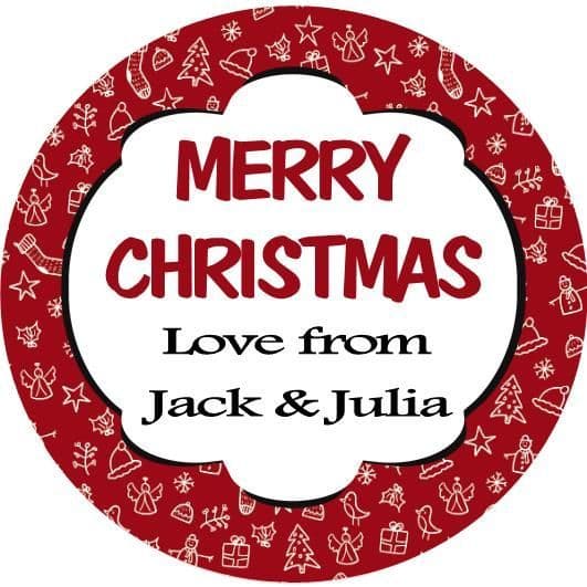 Christmas Stickers Design 4