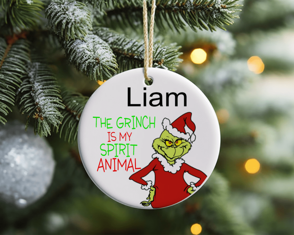Grinch Spirit Animal Ornament Decoration