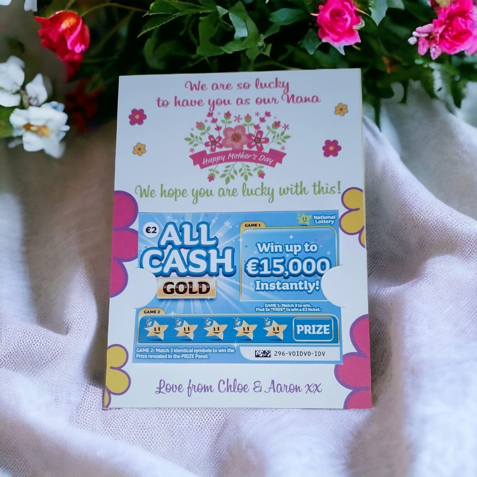 Happy Mother s Day Scratch Card Holder