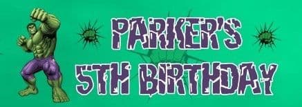 Hulk Chocolate Candy Bar Wrapper