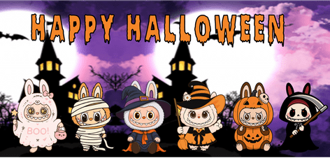 Labubu Halloween Bar Wrapper