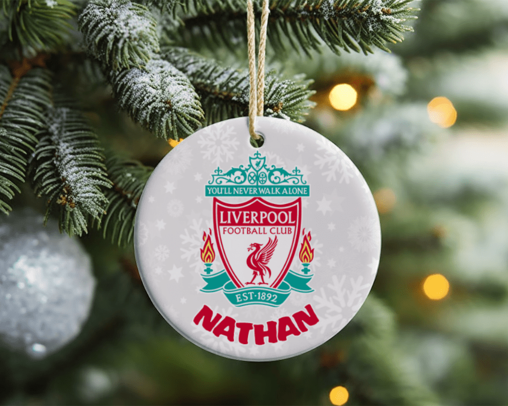 Liverpool FC Acrylic Christmas Ornament Decoration