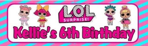 LOL Surprie Dolls Chocolate Candy Bar Wrapper