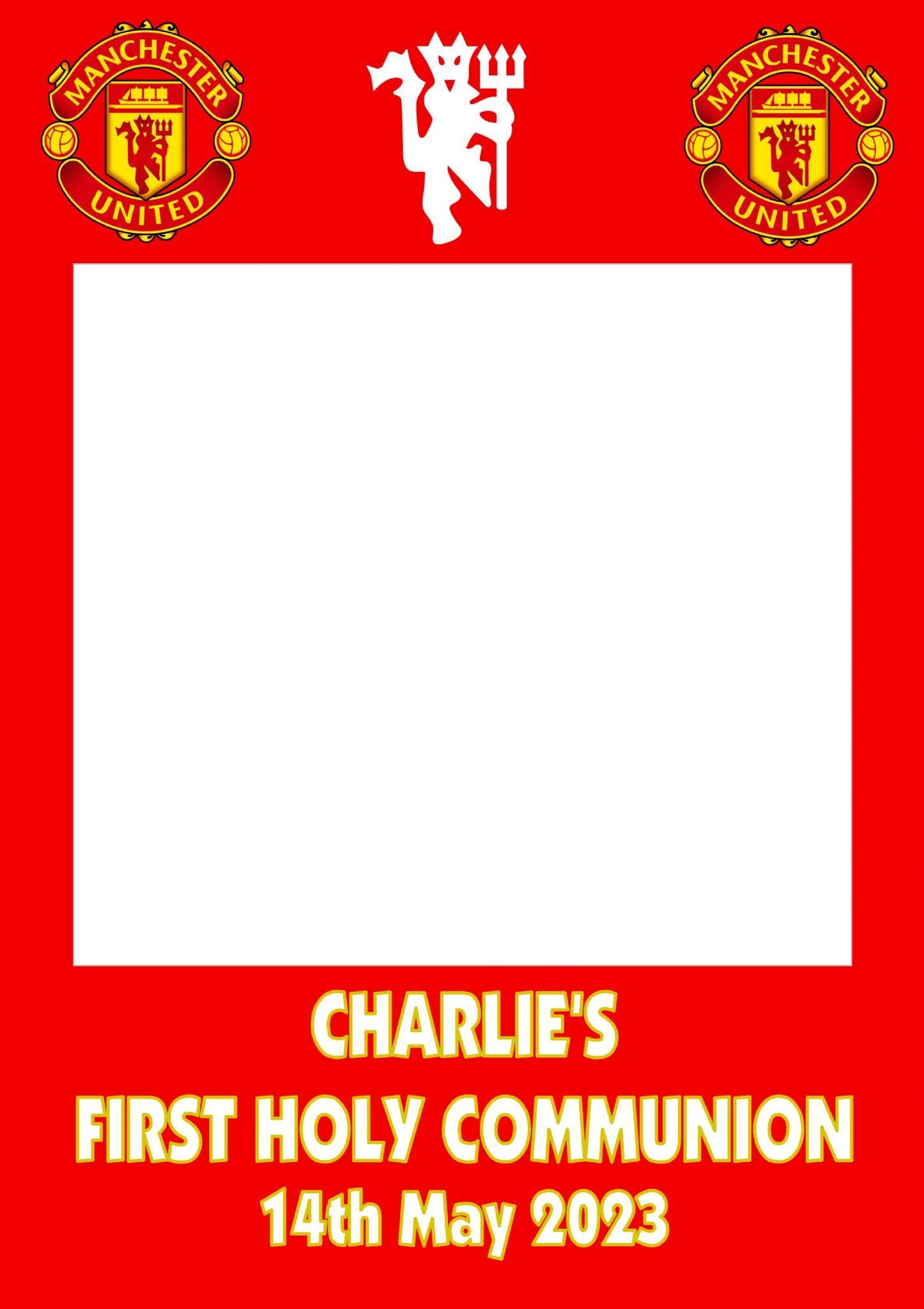 Manchester United FC Selfie Frame - any occasion