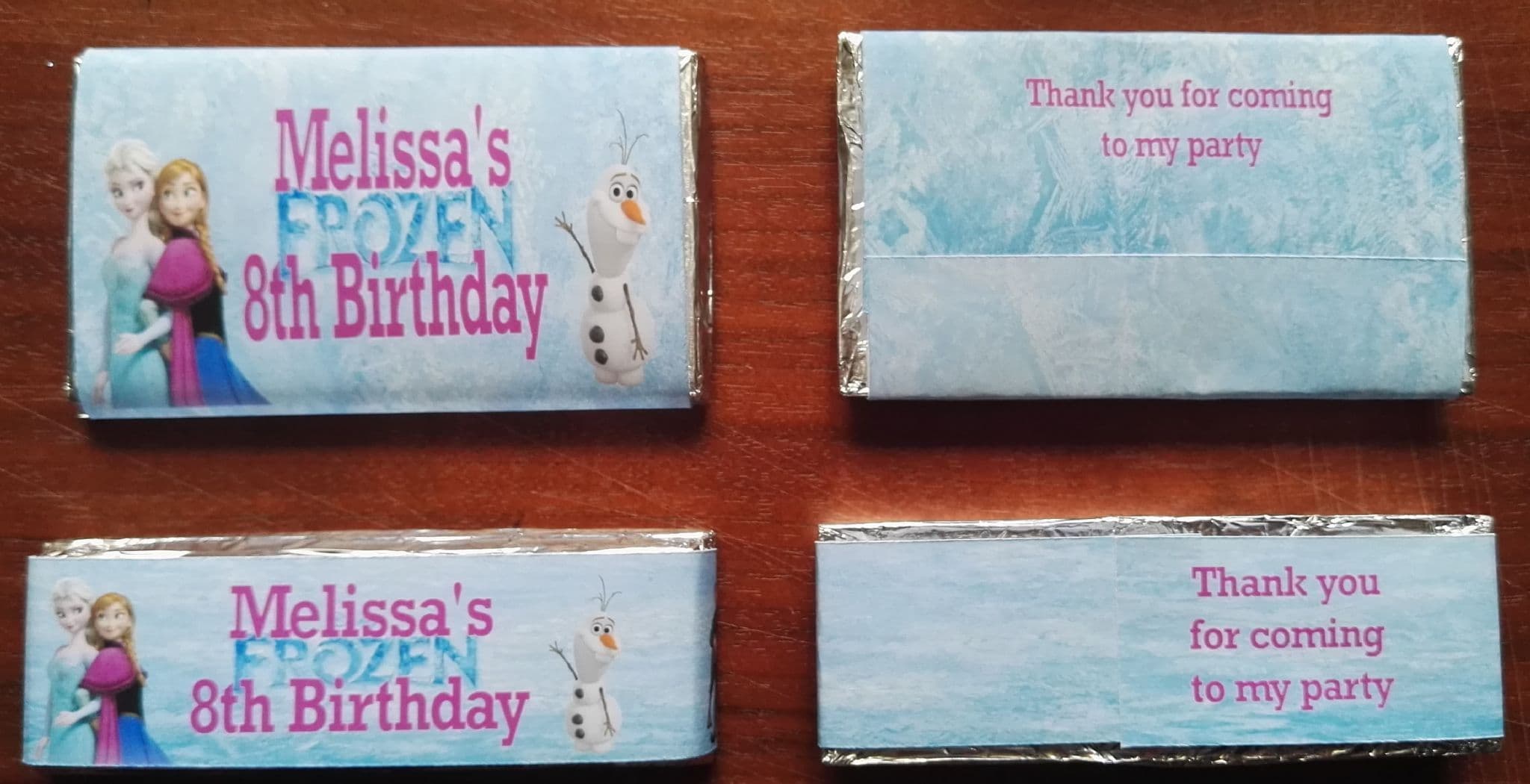 Minecraft Chocolate Candy Bar Wrapper