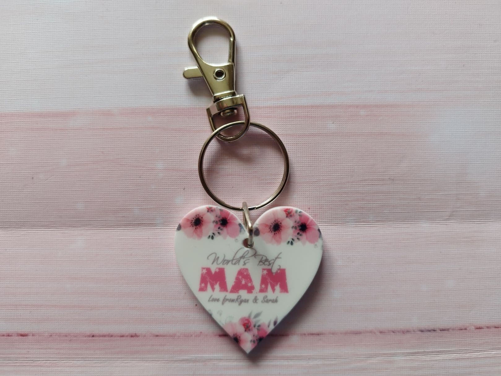 Mother s Day Heart Keyring