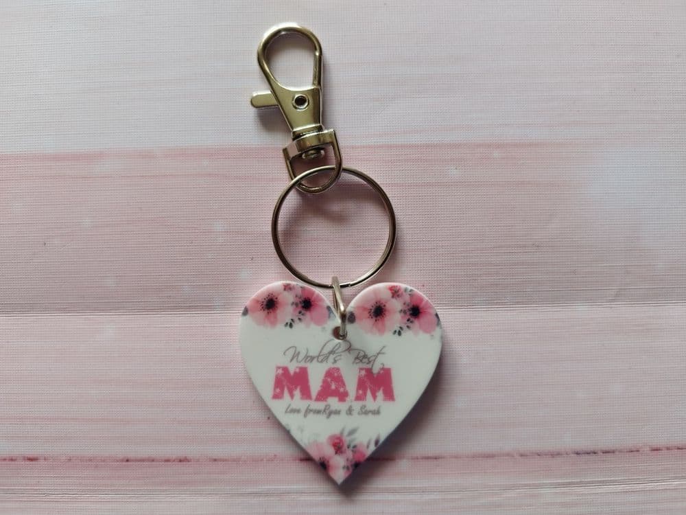 Mother s Day Heart Keyring