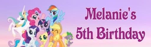 My Little Pony Chocolate Candy Bar Wrapper