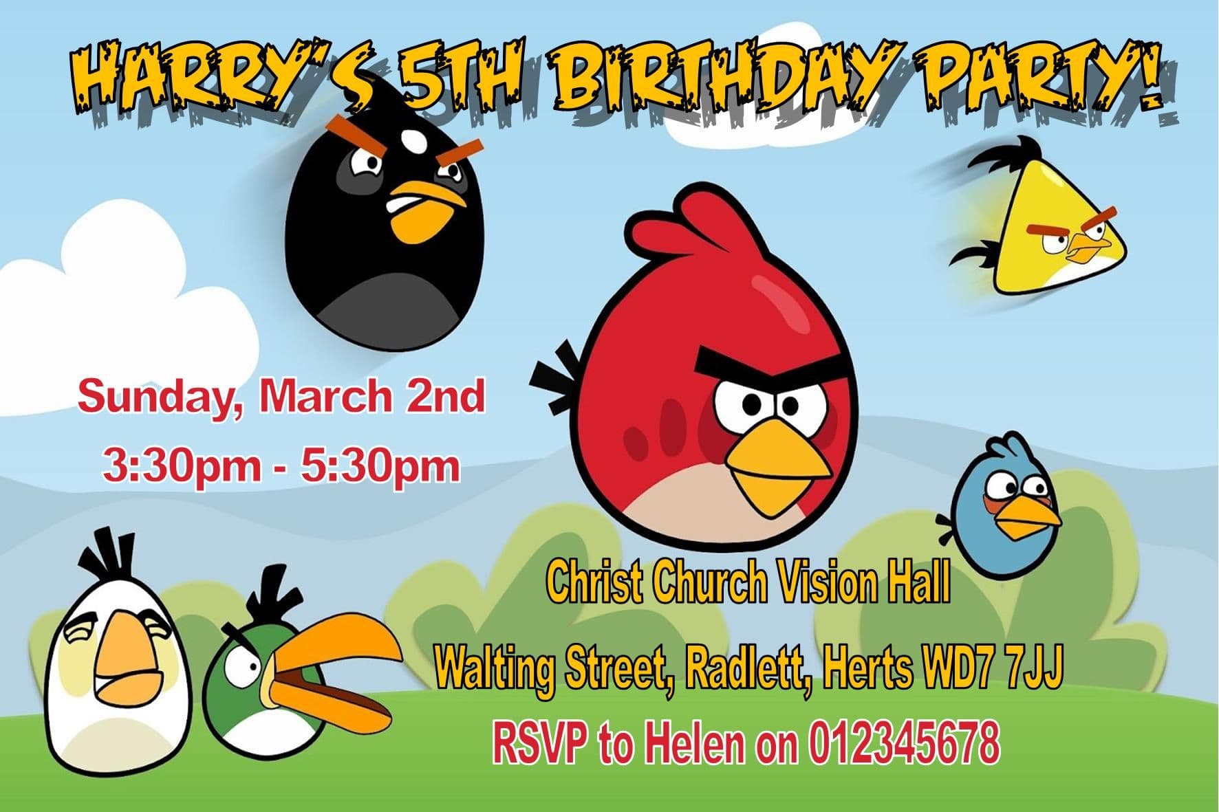 Angry Birds Birthday Party Invitation Ideas Dreams Factory: Boys Goody