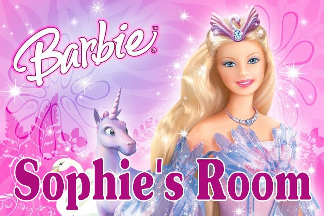 Personalised Barbie Door Plaque