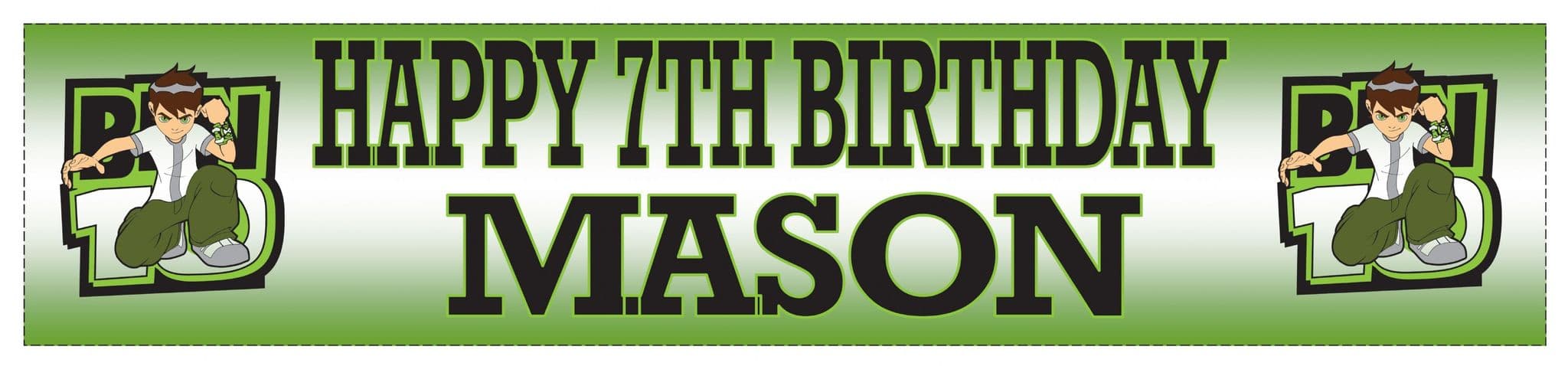 Personalised Ben 10 Banner