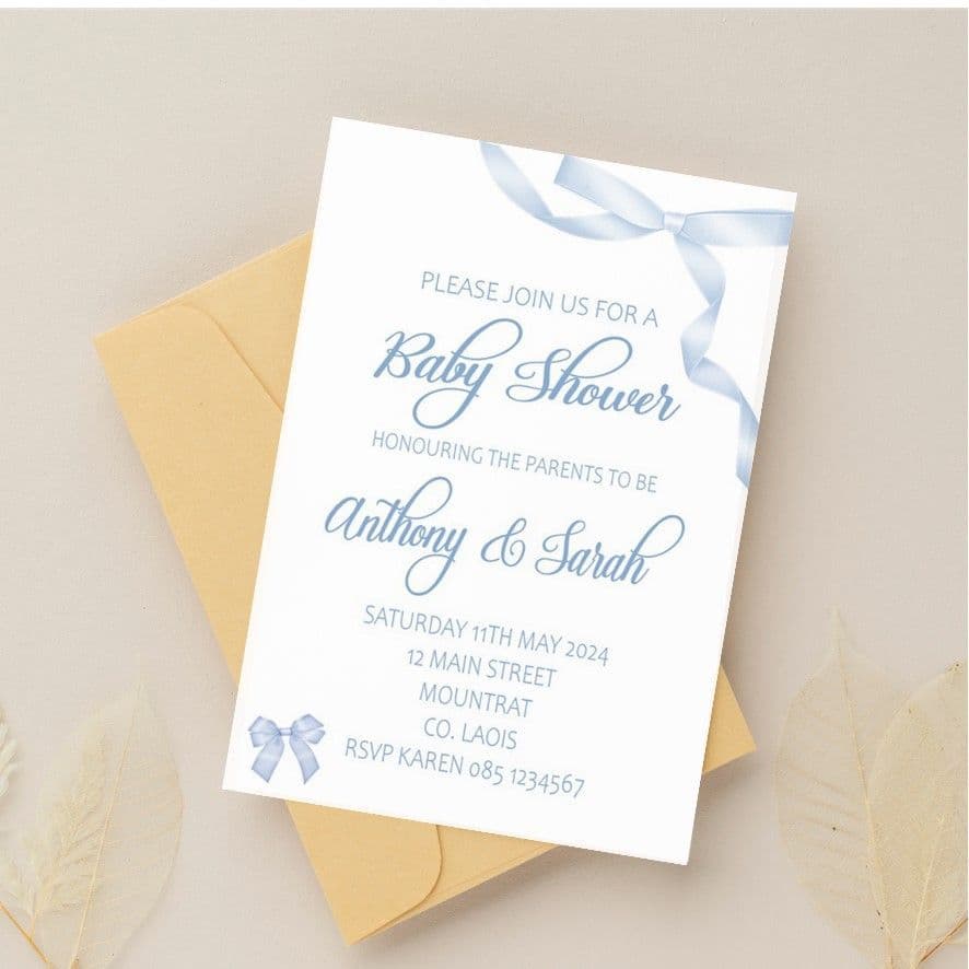 Personalised Baby Shower Invitations (4)
