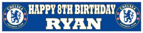 Personalised Chelsea FC Banner