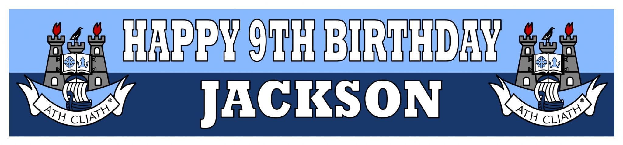 Personalised Dublin GAA Banner