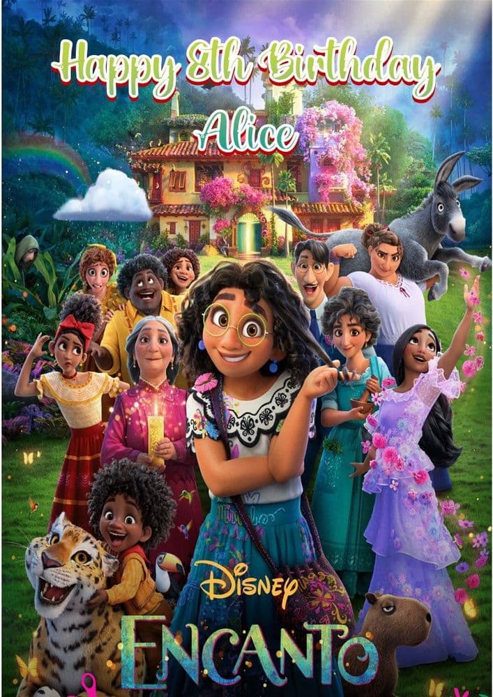 Personalised Encanto Birthday Card