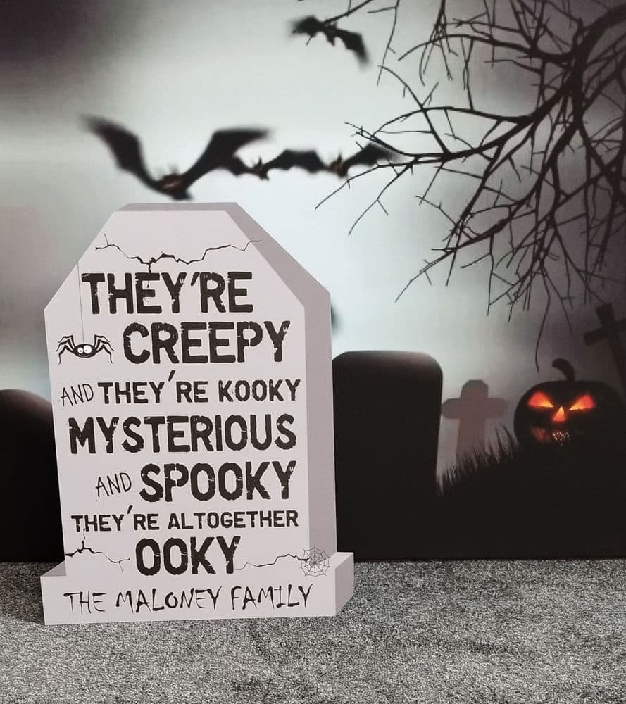 Personalised Grave Headstone Decoration Sign Design 1