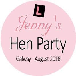 Personalised Hen Night Sticker Design 21
