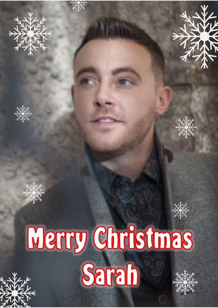 Personalised Nathan Carter Christmas Card