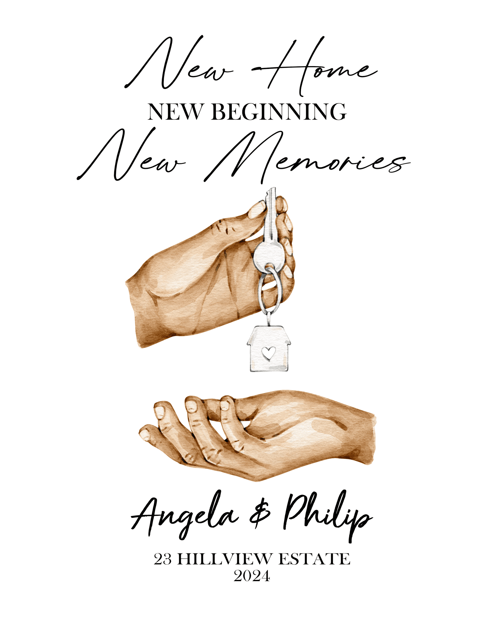 Personalised New Home Print 2