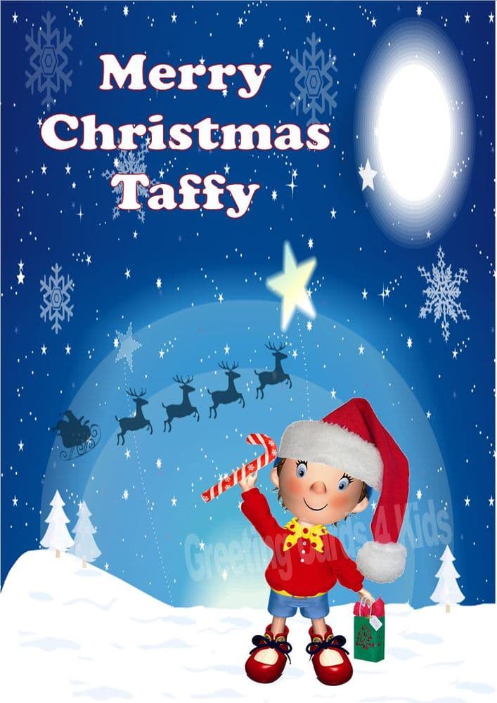 Personalised Noddy Christmas Card