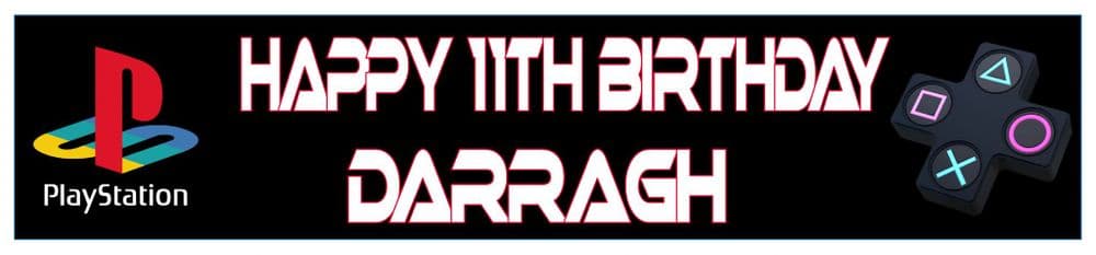 Personalised PlayStation Banner