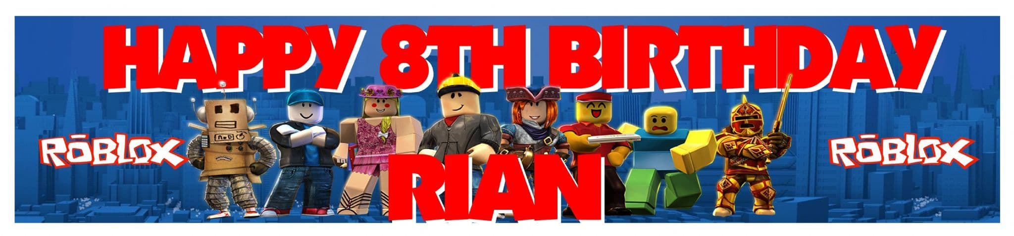 Personalised Roblox Banner