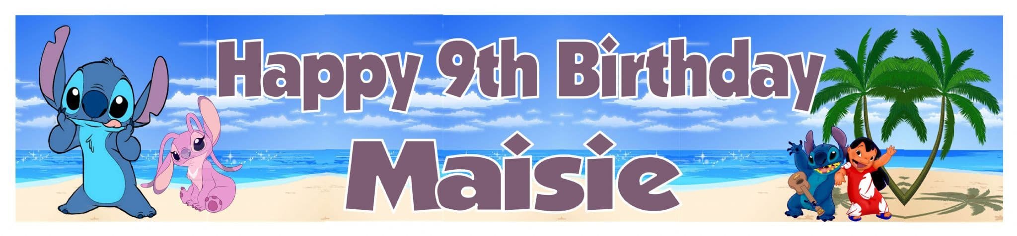 Personalised Stitch Banner