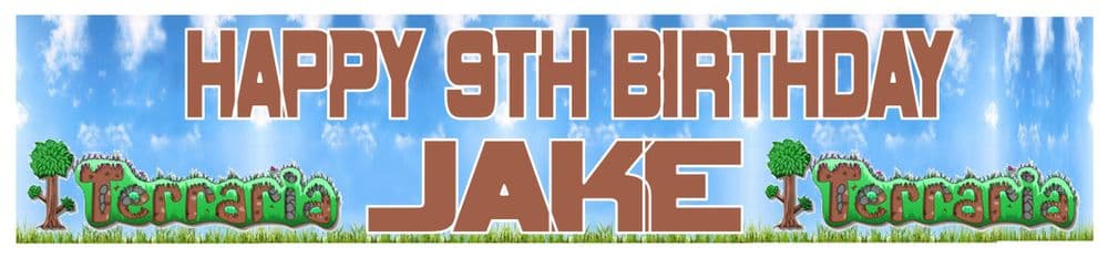 Personalised Terraria Banner