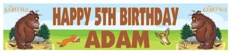 Personalised The Gruffalo Banner