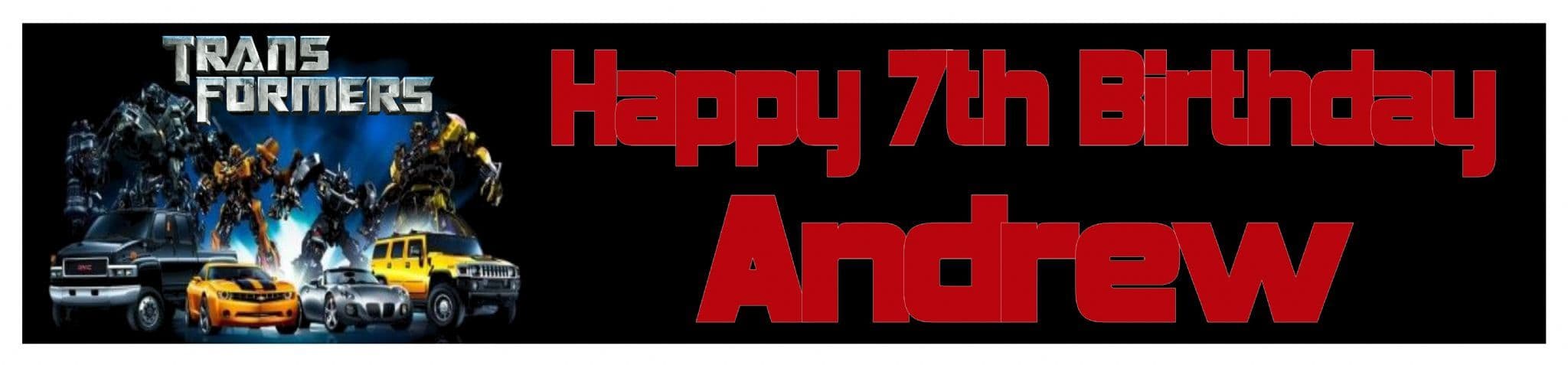 Personalised Transformers Banner