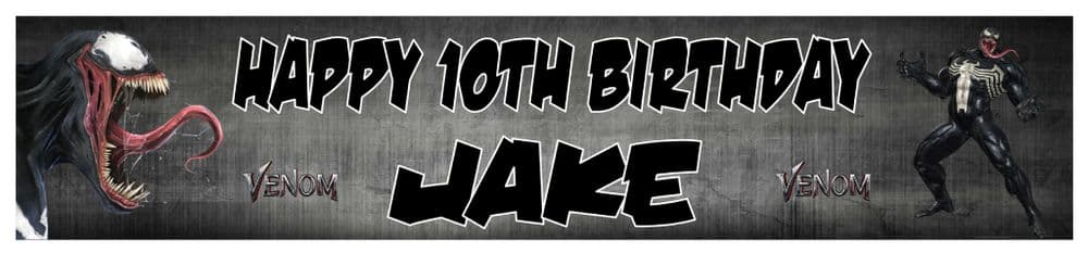 Personalised Venom Banner