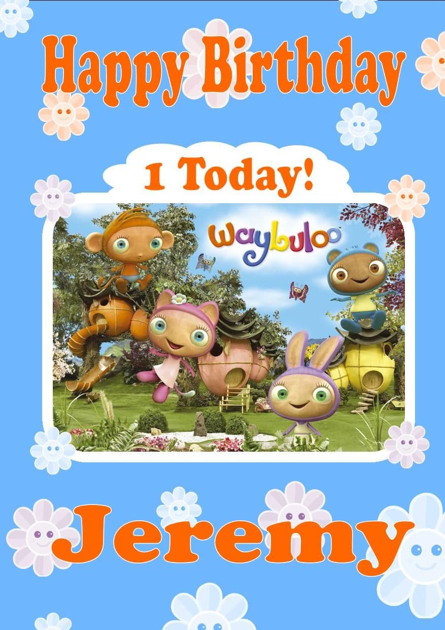 Personalised Waybuloo Birthday Card