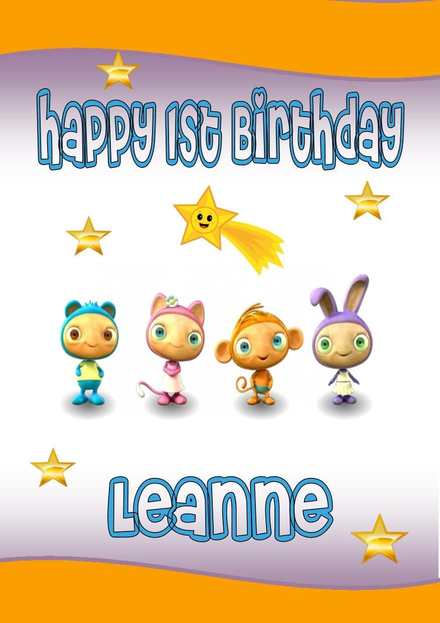 Personalised Waybuloo Birthday Card (3)