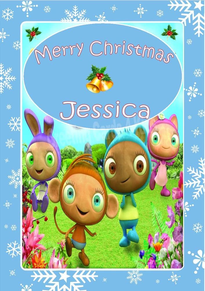 Personalised Waybuloo Christmas Card