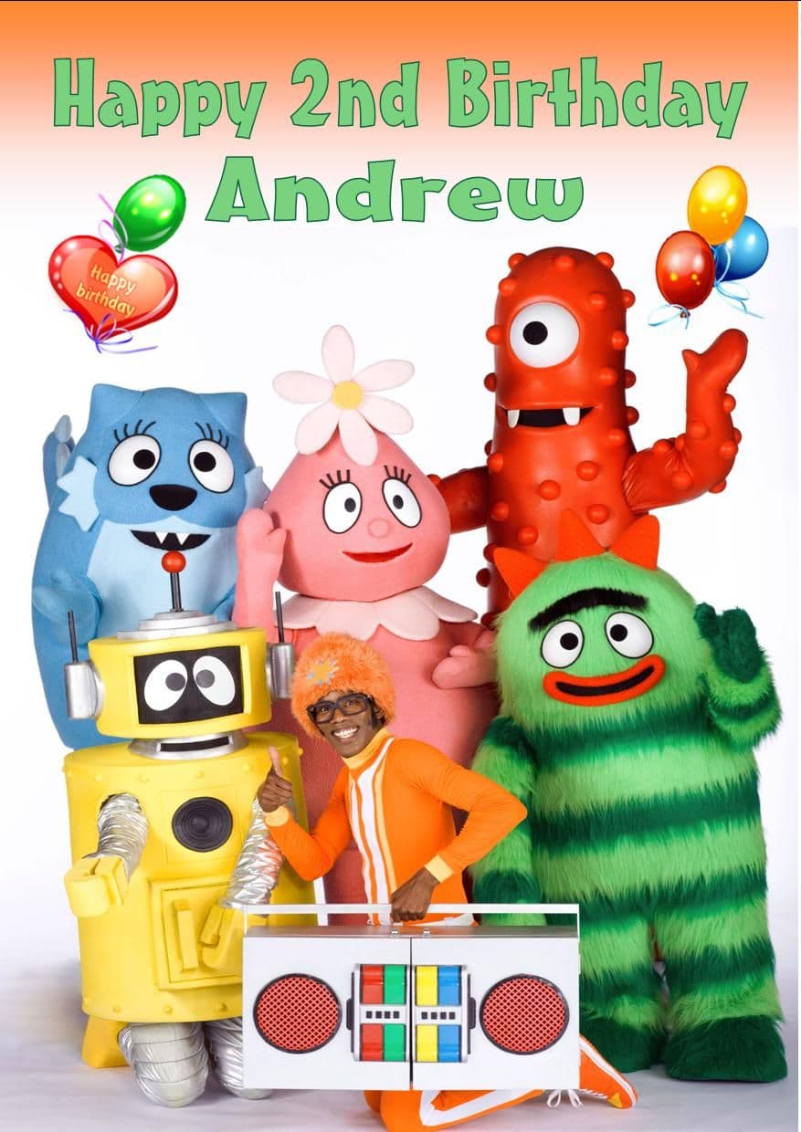 Yo Gabba Party Invitations Yo Gabba Gabba Kids Birthday Party