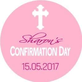 Pink Confirmation Cross