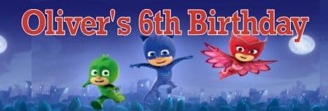 PJ Masks Chocolate Candy Bar Wrapper