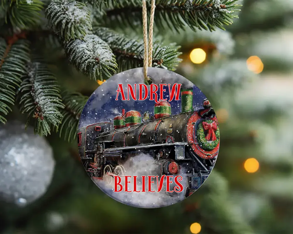Polar Express Christmas Train Ornament Decoration
