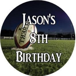 Rugby Theme Stickers