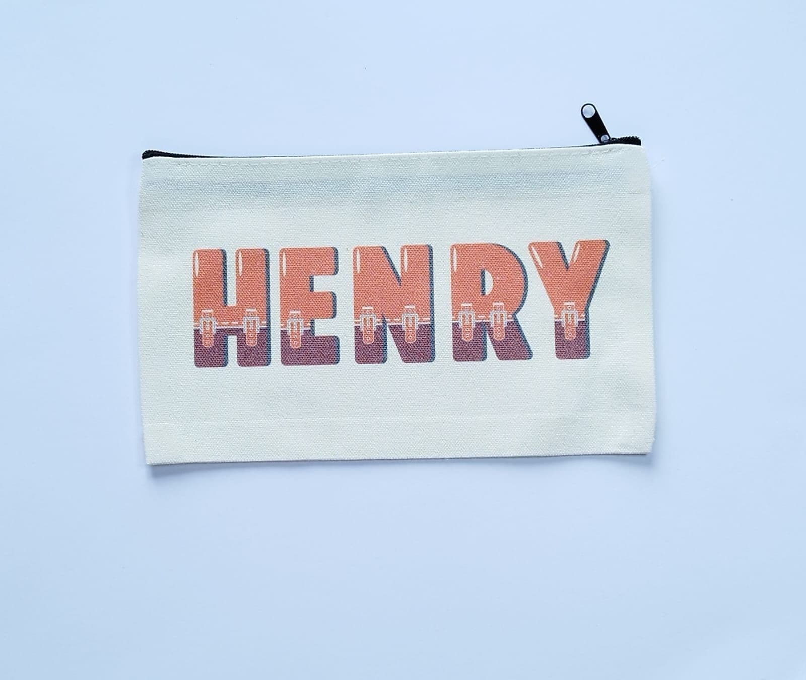 School Bag Letters Name Pencil Case