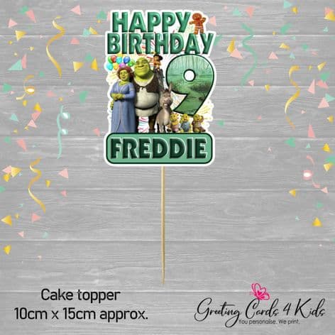 Shrek Cake Topper