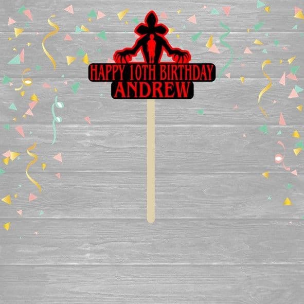 Stranger Things Cake Topper