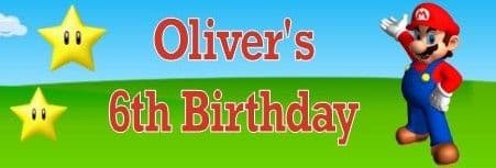 Super Mario Chocolate Candy Bar Wrapper