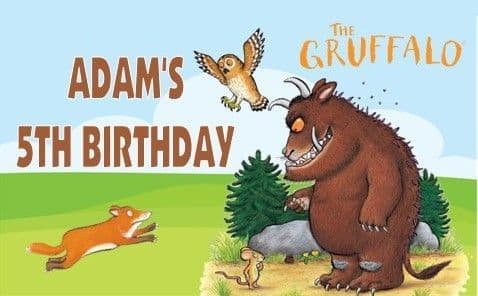 The Gruffalo Chocolate Candy Bar Wrapper